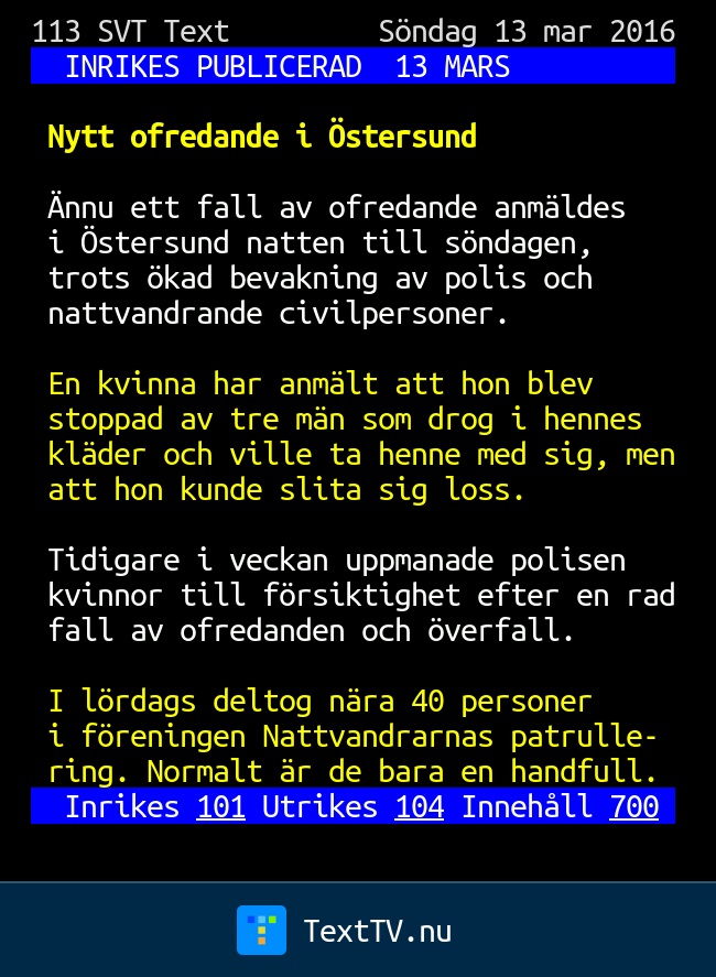 Text Tv 377 Se Svts Texttv P Internet