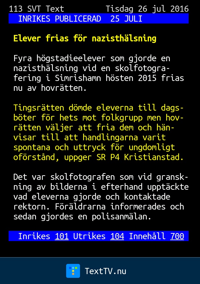 Text Tv 377 Se Svts Texttv P Internet