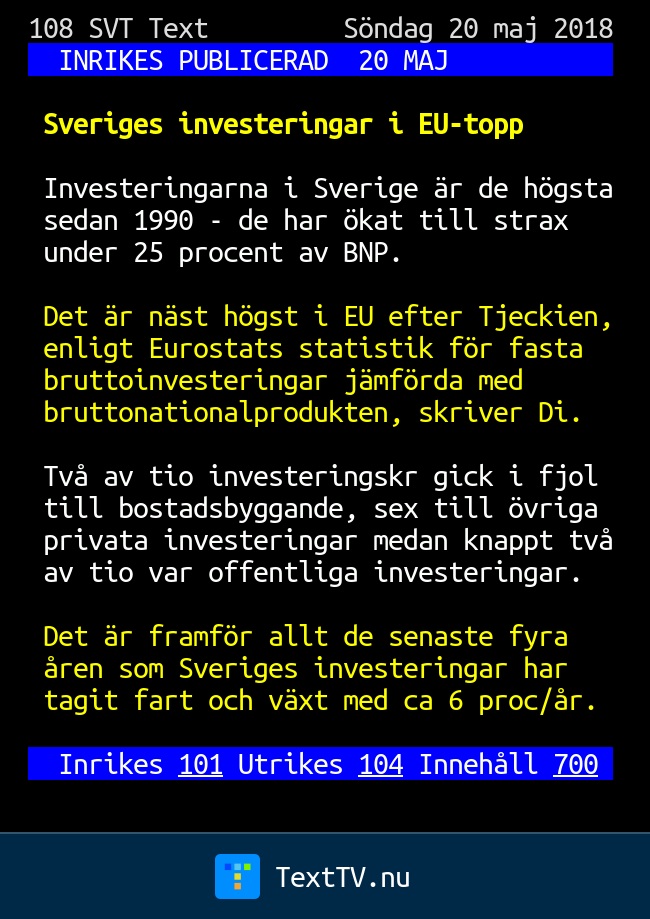 Text Tv 377 Se Svts Texttv P Internet