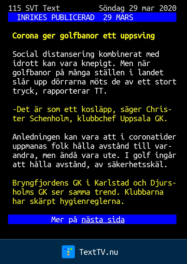 Text Tv 377 Se Svts Texttv P Internet