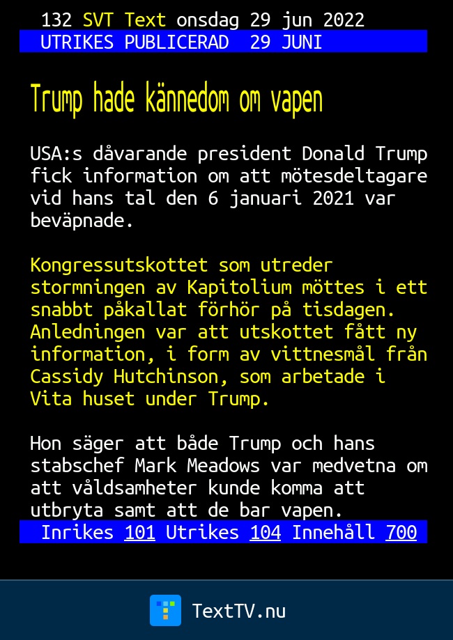 Text Tv 377 Se Svts Texttv P Internet