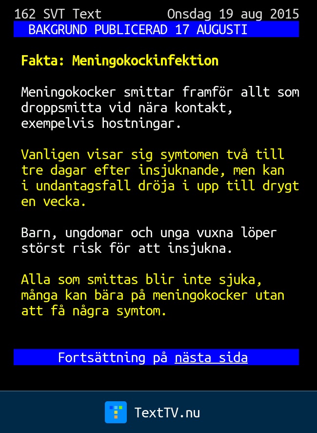 Text Tv 377 Se Svts Texttv P Internet